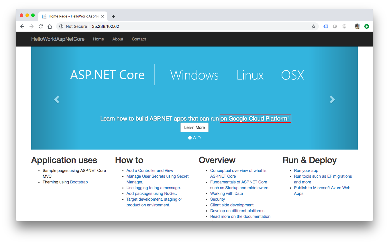 Docker And Kubernetes Deploying Net Core App To Kubernetes Engine And Configuring Its Traffic