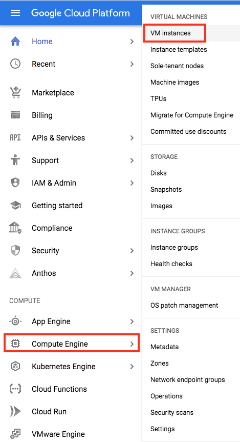 GCP - Creating an Instance - 2021