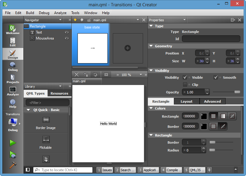 Qt5 Tutorial Creating QtQuick2 QML Application Animation A 2016 Qt5 Tutorial Creating QtQuick2 QML Application Animation A 2016